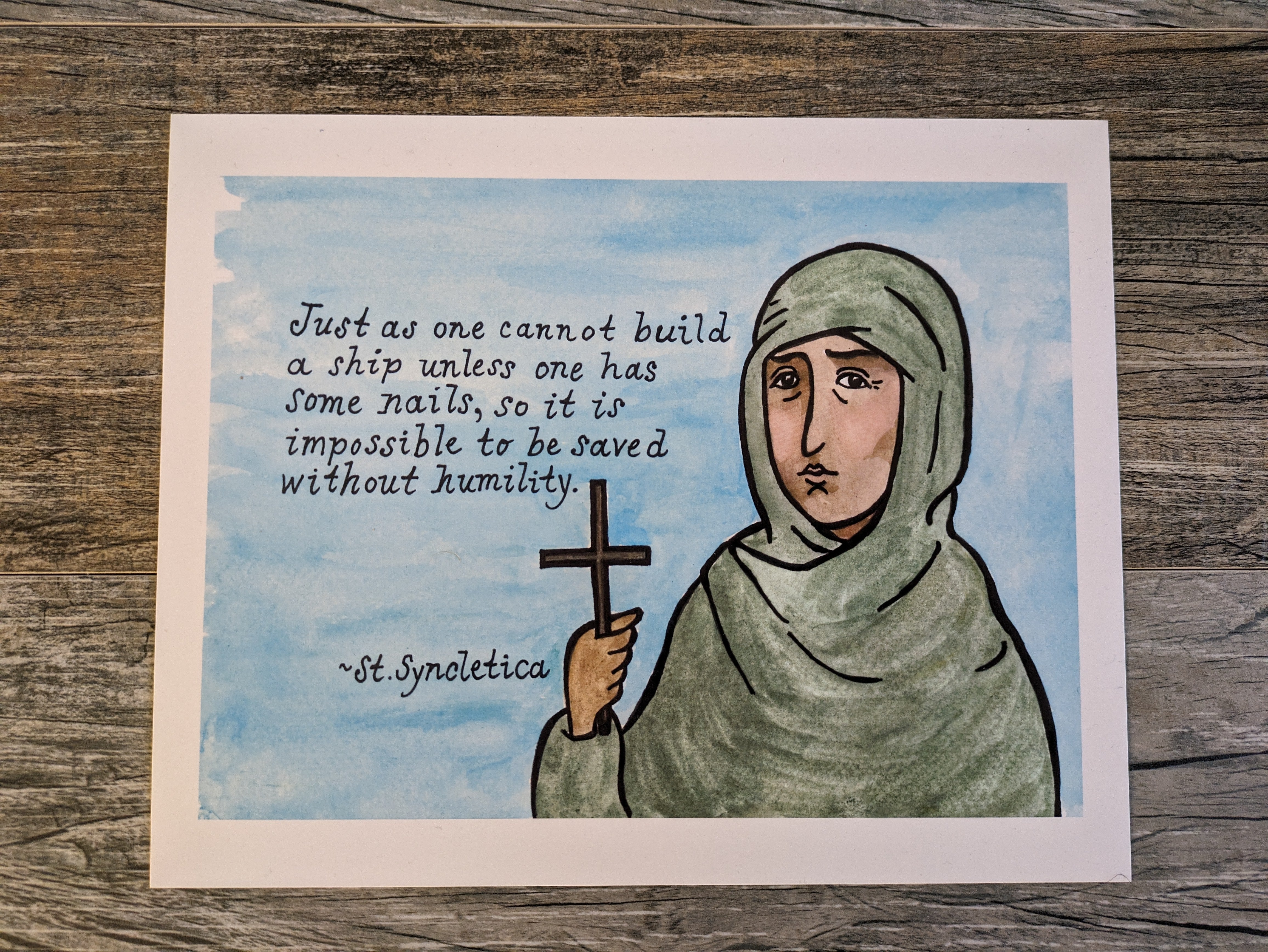 St. Syncletica Art Print – Alpha And Omega Books